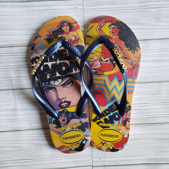 Havaianas | Shoes | Havaianas Kids Slim Wonder Woman Flip Flop Sandal ...